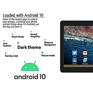Azpen 10.1" inch Android 11 OS Tablet, IPS HD Display 2GB RAM 32GB Storage Color (Black)