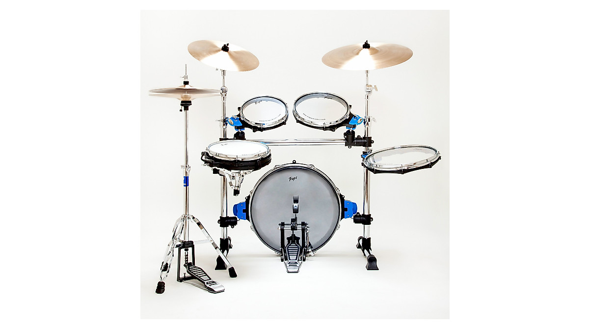 Traps Drums A400 Portable Acoustic Drum Set - Compact & High-Quality