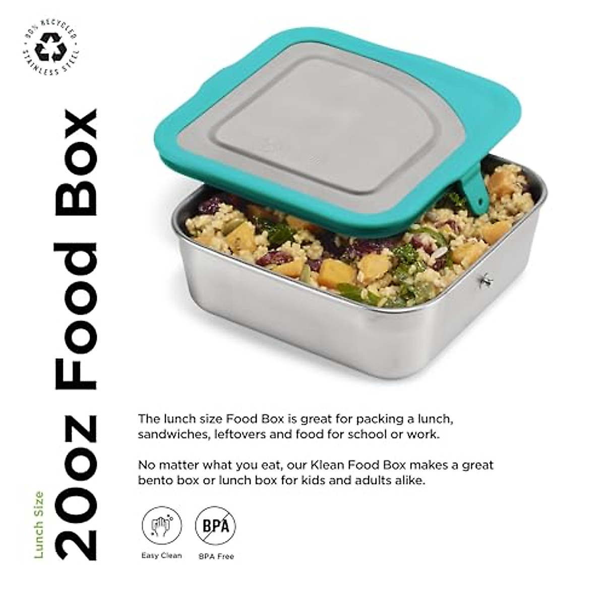 Klean Kanteen Lunch Food Box 20oz Agave Mint