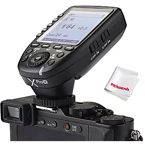 Godox Xpro-O for Olympus Panasonic TTL Wireless Flash Trigger 1/8000s HSS TTL-Convert-Manual Function Large Screen Slanted Design 5 Dedicated Group Buttons 11 Customizable Functions