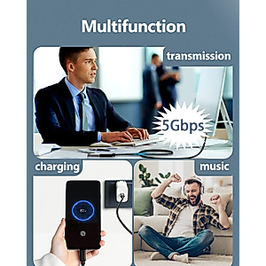 SOLMIMI USB Extension Cable, USB 3.0 A Male to USB A Female Cord, USB Extender Cable Compatible for PS4, PC, Laptop, TV, Headphone, Hard Drive, Keyboard, Mouse, Printer, Webcam (4FT/1.2M, Black)