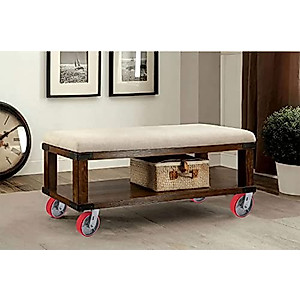 6"X 2" Heavy Duty Casters - Industrial Casters Polyurethane Caster with Strong Load-bearing Capacity 1200 LB, Rigid Caster, Widely Used in Furniture,WorkBrench,Tool Box(1 Rigid)