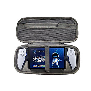 Hard Travel Bag Carring Portable Bag for Sony PlayStation Portal Storage Bag Drop Resistant EVA Game Console Protective Pocket Pouch Cover Zipper Case Hand Pack