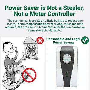 Sougan Energy Saver, 30000W 90‑250V 50-60Hz Electricity Saving Box Surge Protection Power Saver Automatic Energy Saving Power Factor Saver for Household Office Market Factory(US), Green