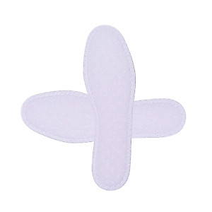 Happystep Cotton Terry Cloth Insoles, Barefoot Shoe Inserts, Sweat Absorption, Odor Control, Moisture-Wicking, Washable and Reusable, Zero Drop Shoe Insoles, 1 Pair Black and 1 Pair White (Women 7)