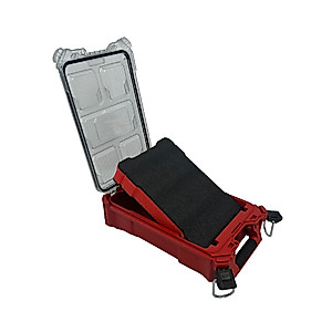 Kaizen Source - Kaizen Foam Insert Set for Milwaukee PACKOUT Compact Organizer 48-22-8435 (Red/Black)