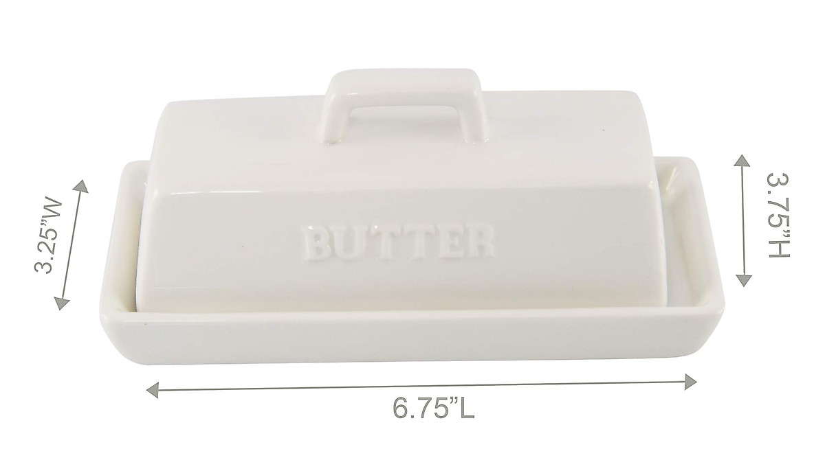 HOME-X Classic Butter Dish - Stylish & Functional Storage