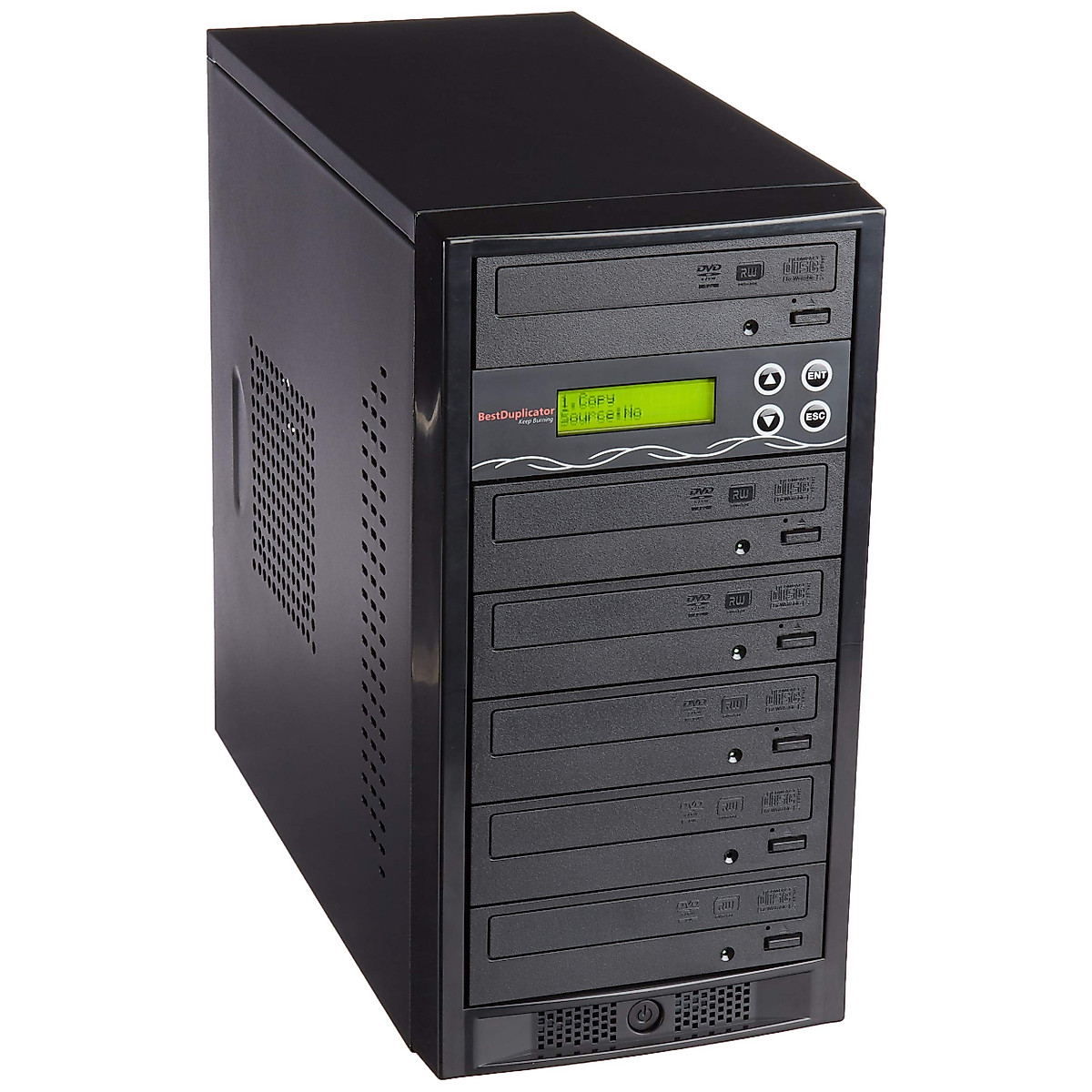 Bestduplicator BD-SMG-5T 5 Target 24X SATA DVD Duplicator with Built-In 1 to 5 M-Disc Support Burner