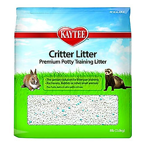 Kaytee Premium Potty Training Critter Litter for Pet Ferrets, Rabbits & Other Small Animals, 8 lb