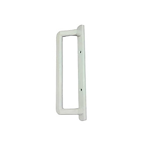 Alcan PGT 10" Sliding Glass Patio Door Interior Handle Kit w/Thumb Latch Lever, + Screws Inside Handle Replacement w/ 3-7/8" Hole Spacing | Fix Repair PGT Door Hardware - White