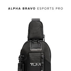 TUMI Men's Esports Pro Sling Bag, Black, One Size