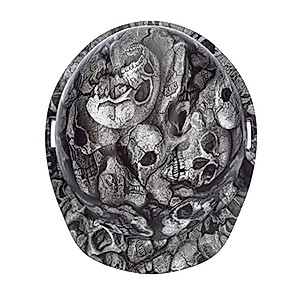 MSA 10204778 Hydro Dip V-Gard Cap Style Safety Hard Hat with Fas-Trac III Ratchet Suspension | Polyethylene Shell, Self Adjusting Crown Straps - Standard Size in Devils Kanyon