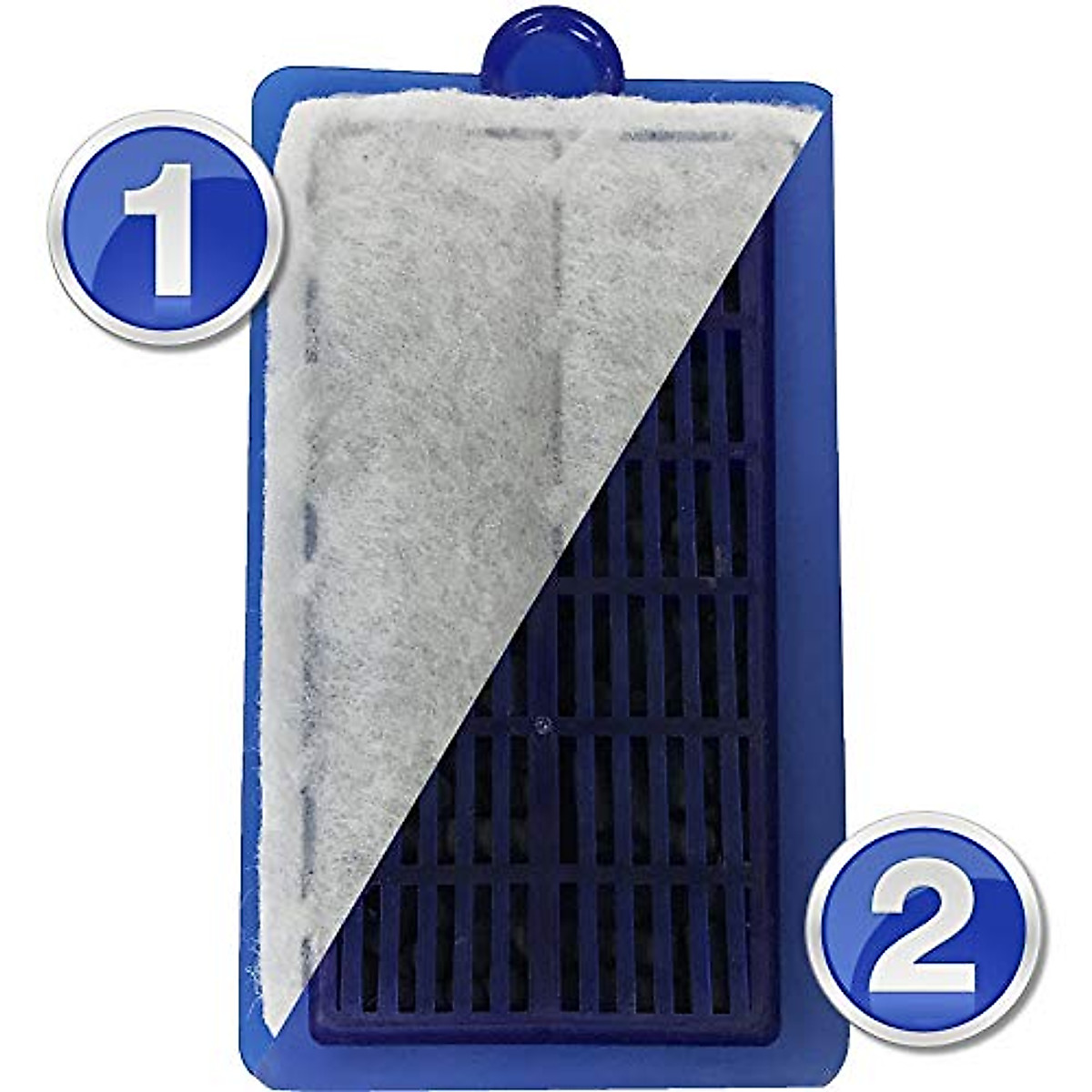 Penn-Plax Cascade 300 GPH Hang On Aquarium Filter Cartridges with Activated Carbon, 3 Pack