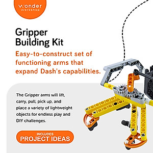 Dash Robot Gripper Kit: STEM Learning & Coding for Kids 6+