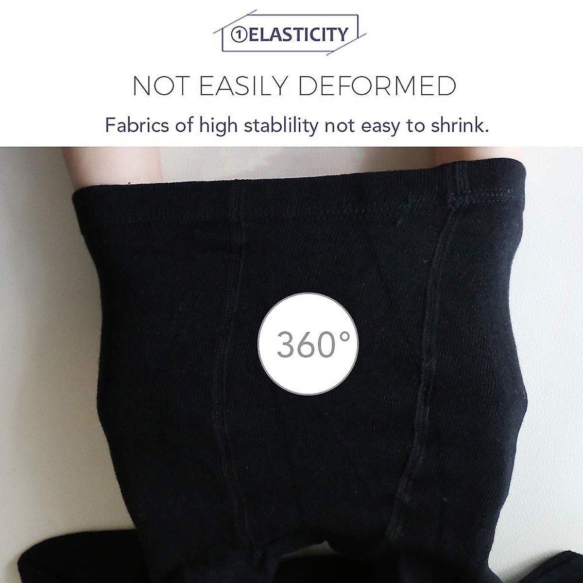 techcity Baby Toddler Girls Tights Seamless Cable Knit Cotton Leggings Pants Stockings for Infant Baby Girl (Black, 4-6 Years)