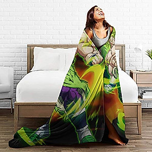 Mars Sight Broly Canon Blanket Throw Blanket Soft, Warm and Lightweight for Couch Bed Sofa Luxury Fleece Blanket