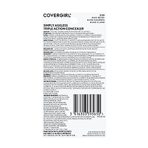 COVERGIRL Simply Ageless Triple Action Concealer, Buff Beige, Pack of 1