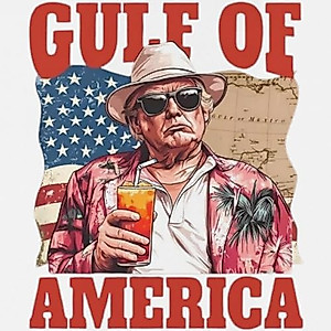 CafePress Trump America's Gulf Mexico President Trump 2025 Insulated Wine Tumbler 12 oz