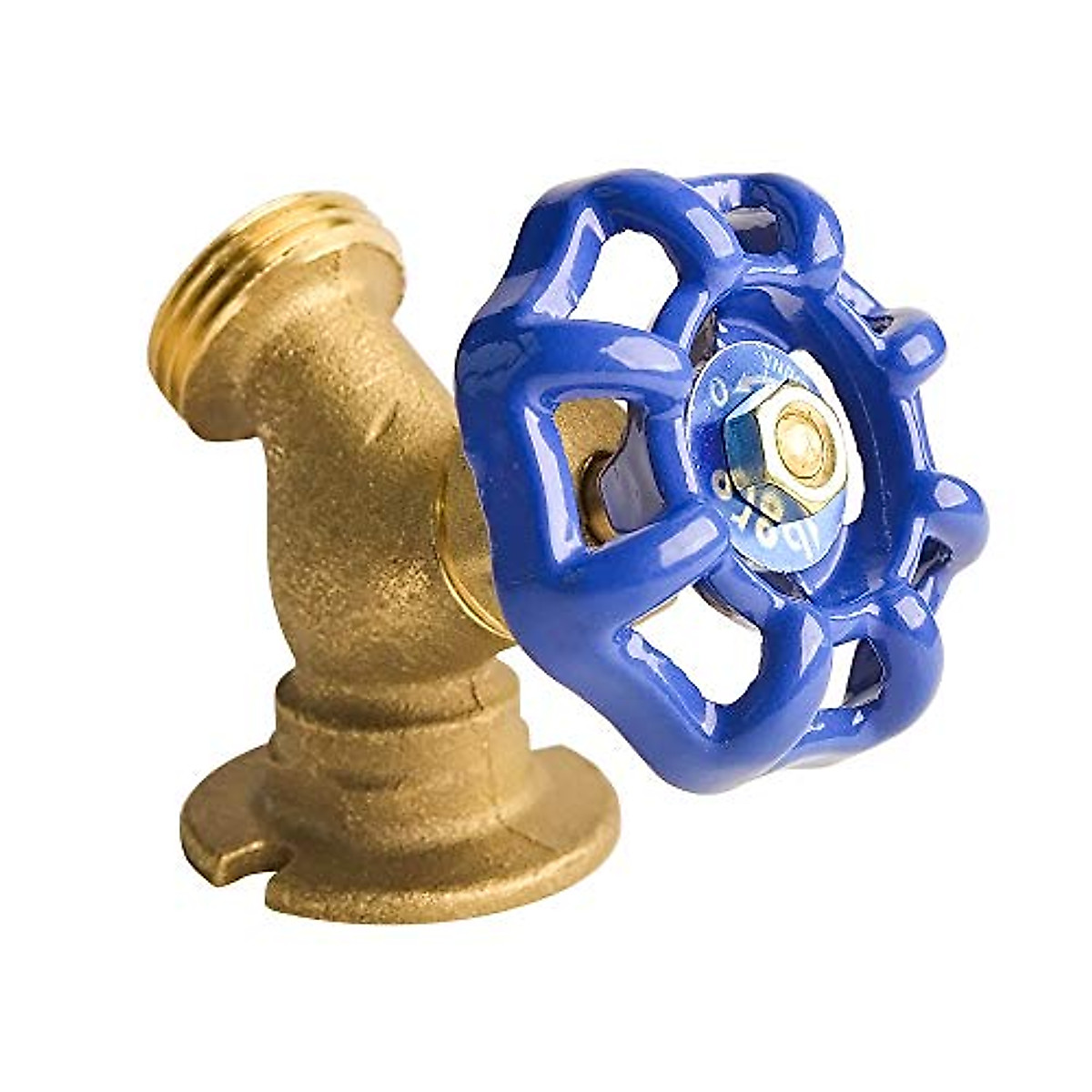 HYDRO MASTER Brass Garden Valve 1/2" FNPT x 3/4" MNH Fit Most Garden Hoses