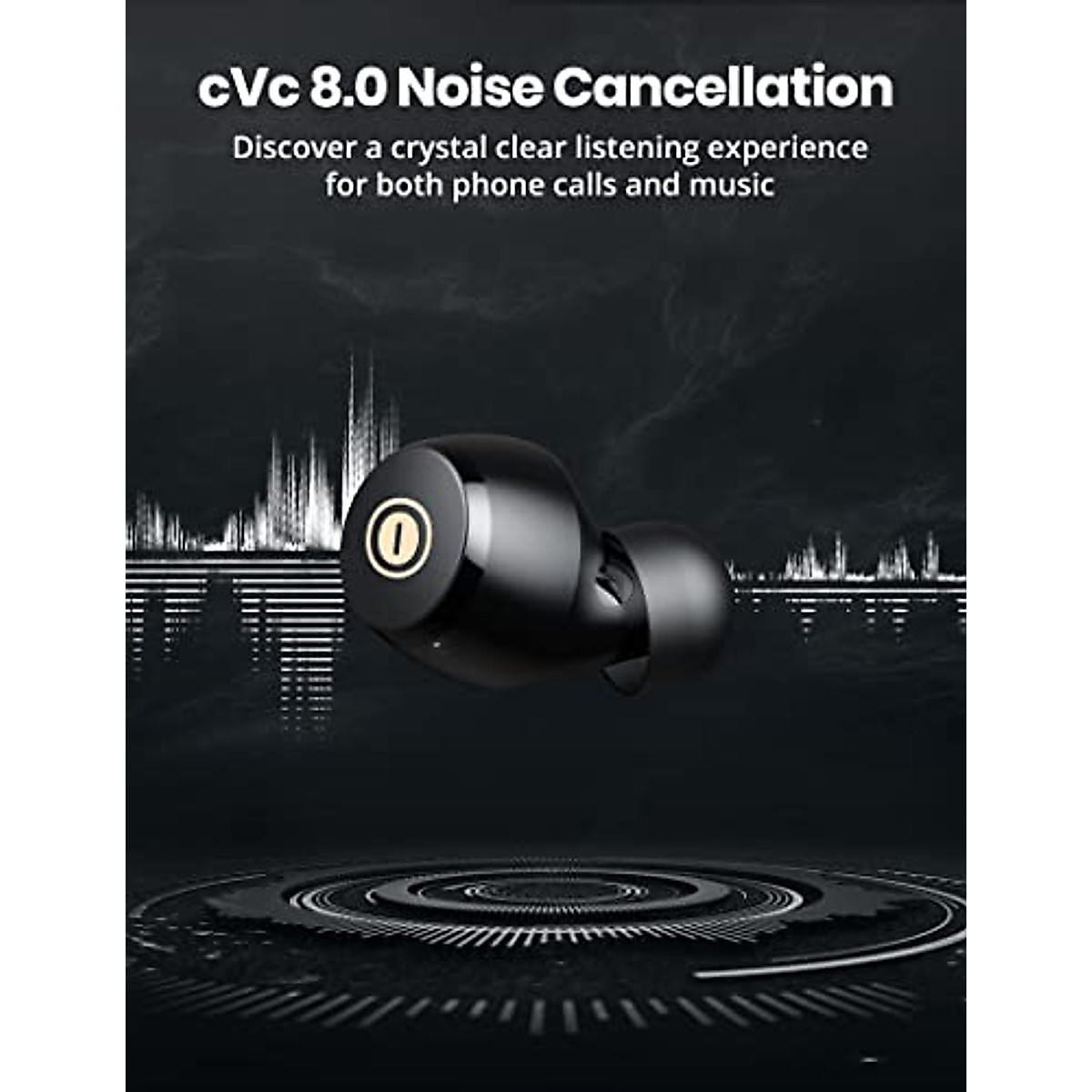 Gsoemon Bluetooth Earbuds, Wireless Earbuds Qualcomm aptX Lightweight Mini Earphones, IPX8 Waterproof Wireless Headphones for Kids Woman in-Ear Bass Stereo Headphones 36 Hours Playtime