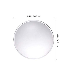 Hemobllo Optical 3D Lens for Magnifier - 20 Pcs 42mm Diameter Double Convex Lenses 68mm Focal Lengths Biconvex Lens Magnifying Glass Lens Optical Plastic PMMA Lens