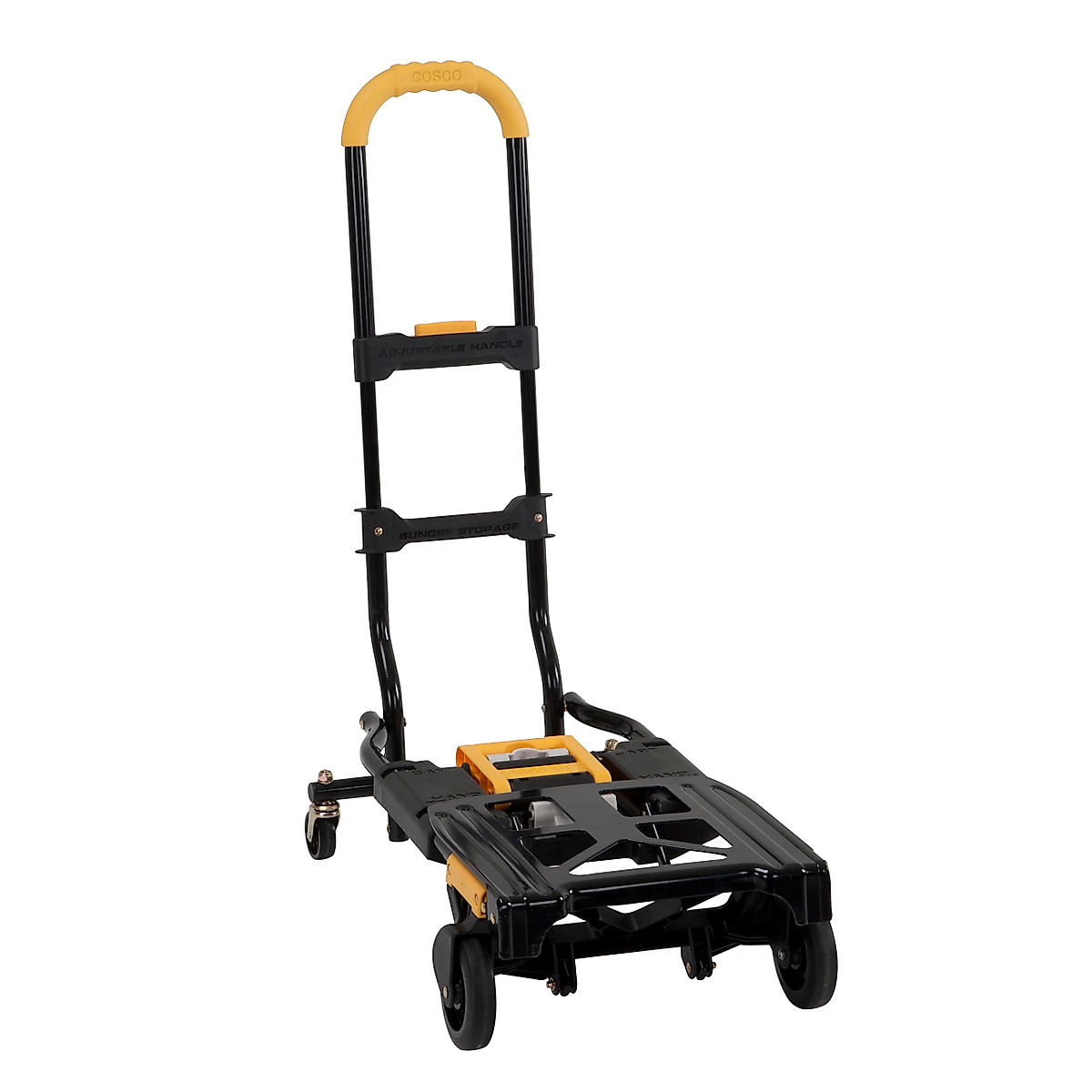 COSCO 12225YGB1E 300 lb 2-in-1 Folding Hand Truck and 12222PBG1E 300 lb Shifter Folding Hand Truck Cart Bundle