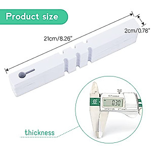 KINGLAKE 200 Pcs White Plastic Plant Tree Tags Nursery Garden Lables 2x20cm Wrap Around Hanging Tags Nursery Garden Stakes Large Writing Surface