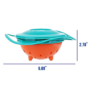 Pro Universal Gyro Bowl | Revolutionary Anti Spill Bowl For Kids | Smooth 360 Degrees Rotation With Highly Durable Material | For Children Of All Ages | 1097 by Pro Universal Gyro Bowl