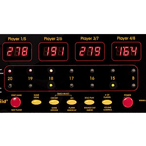 Arachnid Cricket Pro 650 Standing Electronic Dartboard Black