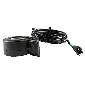 SCHUCK Ebike 130X 3 Pin SM Connector 22.2 mm Handlebar Tube Black Thumb Throttle 12V-72V Common to Left and Right Handlebar Control Speed for Electric Bicycle Accessories/Parts