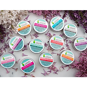 Aromi Hipster Solid Perfume | Earthy, Fruity Fragrance, Vegan, Cruelty-free, Patchouli, Vanilla, Peach Scent, Wax, Travel, Women's Gift, Handmade (Hipster)