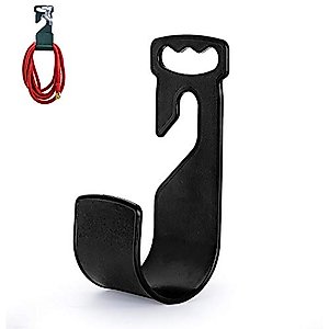 Sageme Hose Hanger, Durable Rust-Free Hose Holder, Wall Mount,Carrier, Hook for Garden Hose/Expandable Hose/Hose Reel/Water Hose/Pocket Hose/Flexable Hose/Magic Hose (Black)