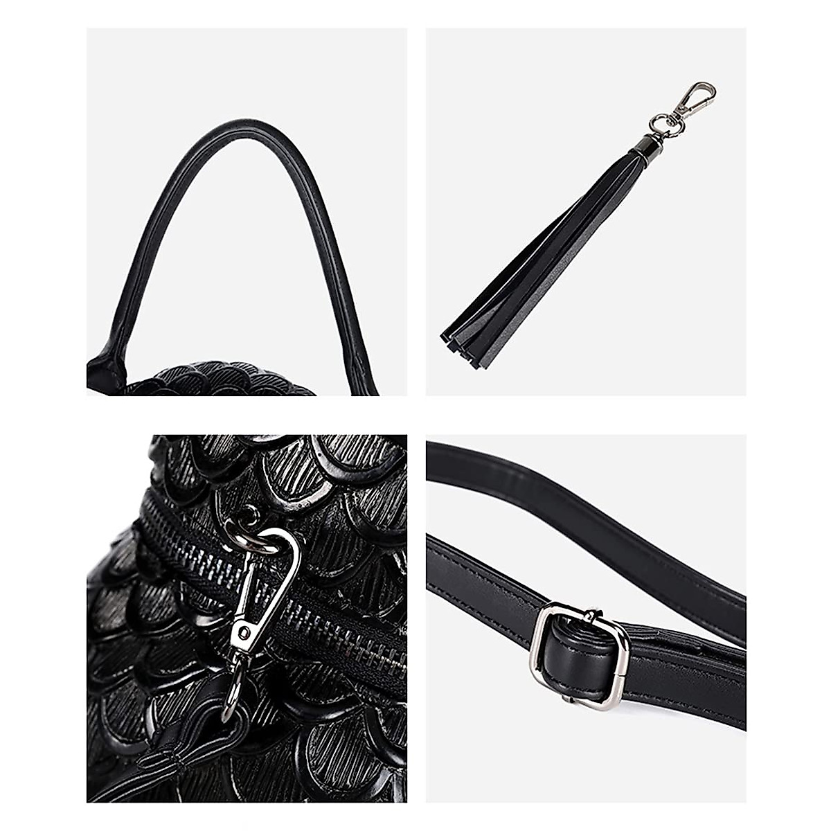 zijingyiran 3D Owl Embossed Shoulder Bag Creative Punk Female Bag Messenger Bag Original Animal Tassel Handbag 2021 New (Golden)