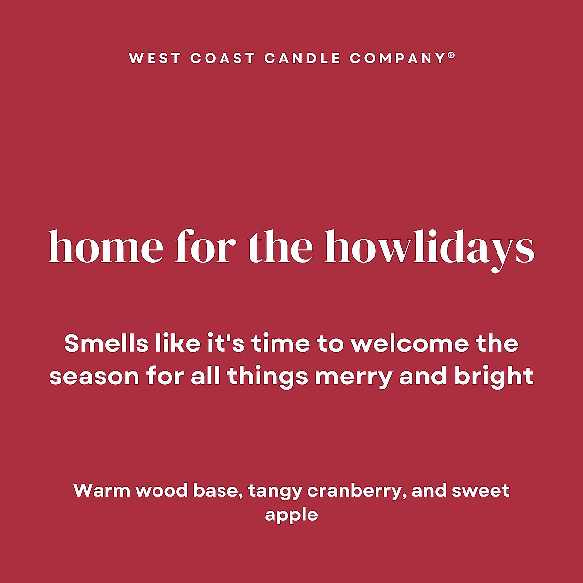 Pet Friendly Candle | Pet Safe Candle | All Natural Clean Burning Soy Candle | Pet Odor Eliminator | Dog & Cat Safe Candle | Air Freshening Scented Candles | 4 oz (Home for The Howlidays)