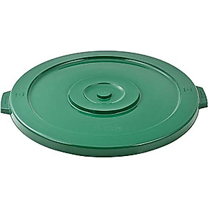 Global Industrial 44 Gallon Garbage Can Lid, Green