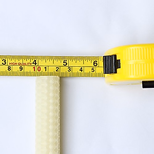 100% Pure Beeswax Handmade Taper Candles (Coconut Cream) - 10 Inch Smokeless Dripless Pair - Natural Subtle Honey Smell - Elegant Honeycomb Design — by Galánta & Co.