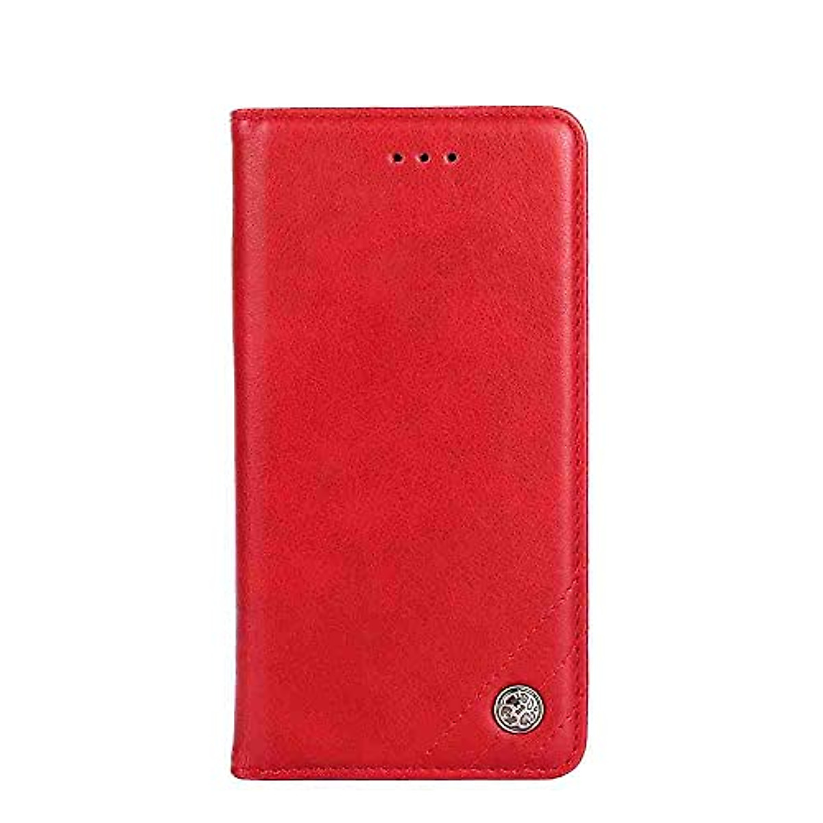 BANLEI2U Phone Cover Wallet Folio Case for Oppo Reno 6 PRO Plus 5G, Premium PU Leather Slim Fit Cover for Reno 6 PRO Plus 5G, Protective Cover, Red