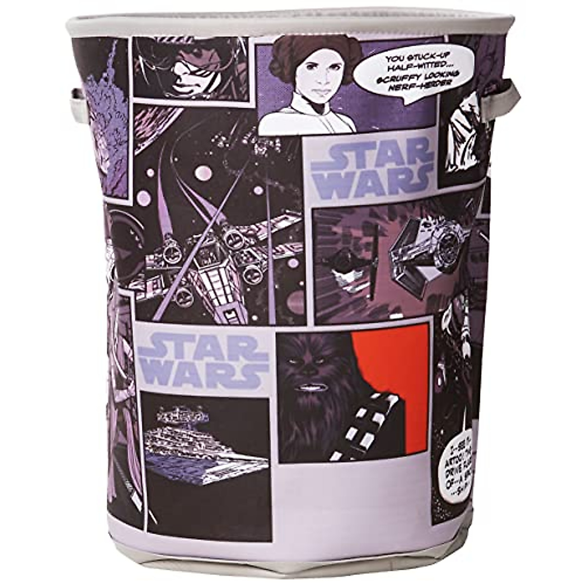 Idea Nuova Star Wars Circular Storage Bin with Handles