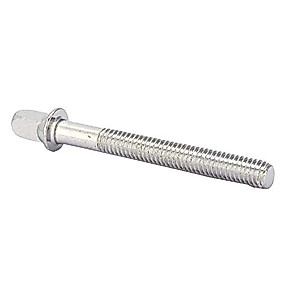 6PCS Screw Rods Standard 6 * 70mm Bass Drum Tension Rods Percussion Drum Tension Rod Replacement Accessory for Bass Drum Repair Parts