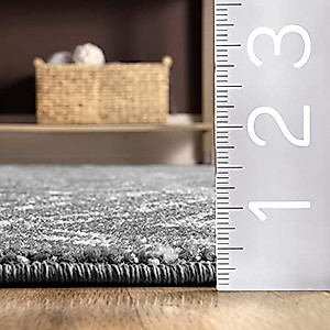 nuLOOM Rosanne Geometric Area Rug, 8' x 10', Dark Grey