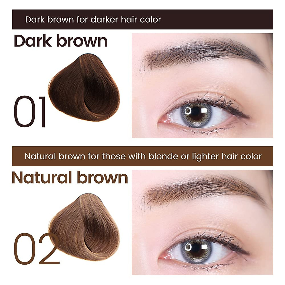 Luk Fixx 7Days Eyebrow Tattoo Pen,Eyebrow Tint,Korean Makeup,Long Lasting,Eyebrow tattoos Waterproof,Brow Tint Kit,Waterproof eyebrow,Dark Brown