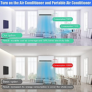 DEKBED Portable Air Conditioner, Mini AC Unit，small personal evaporating cooler, 3 speed 7 color LED lights, 4 in 1 person cooling fan touch screen, Home Room Office outdoor