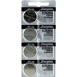 4pcs -- Energizer Cr2016 3v Lithium Coin Cell Battery Dl2016 Ecr2016 CR 2016