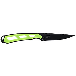 Schrade Delta Class Isolate Caper Fixed Blade 7.5in with 3in AUS-10 Steel Blade and Non-Slip Grip for Hunting