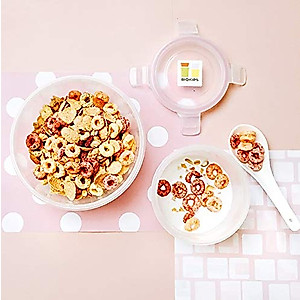 Komax Biokips Mixing Bowls with Lids Set – Multi-Use, Stackable Airtight Food Storage Containers – BPA-Free Salad Bowls with Lids – Microwave & Dishwasher Safe Meal Prep Container Set of 4