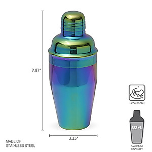 Houdini Cocktail Shaker, 532 mL, Rainbow