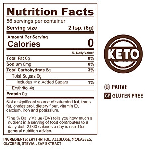 SPLENDA Magic Baker Brown Zero Calorie Plant Based Granulated Baking Blend with Stevia, Erythritol and Allulose – Zero Sugar, Keto Friendly, 1lb (16 oz) Pouch (Pack of 1)