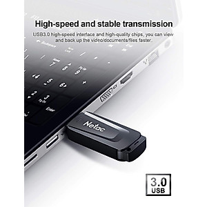 Netac Thumb Drive 32GB Flash Drive 3.0 USB Sticks 32GB Jump Drive, Read Speeds up to 90MB/s