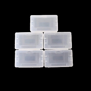 5 Pcs Plastic Cartridge Card Box Case Dust Cover Replacement for Gameboy Advance SP Micro GBA SP GBM