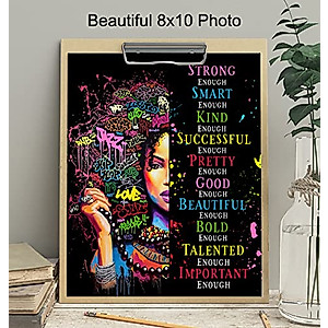 African American Women, African American Woman, Black Women, Black Woman - Black Wall Art - African American Wall Art - Motivational Poster - Inspirational Wall Decor - Affirmation Wall Decor